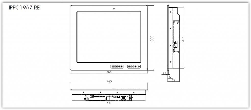 IPPC19A7-RE 19-INCH INDUSTRIAL PANEL PC – PT INGRAM INDONESIA JAYA BATAM