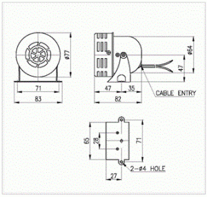 SM30 Miniature Motor Siren – PT INGRAM INDONESIA JAYA BATAM