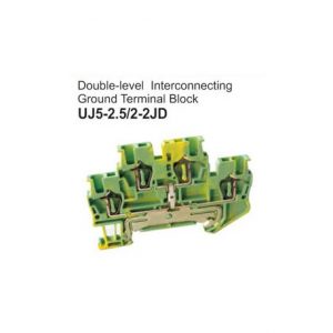 UJ5-2.5/2-2JD Double-Level Interconnecting Ground Terminal Block – PT ...