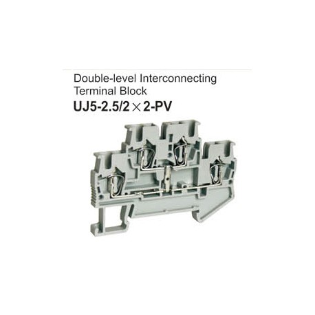 UJ5-2.5/2×2-PV Double-Level Interconnecting Terminal Block – PT INGRAM ...
